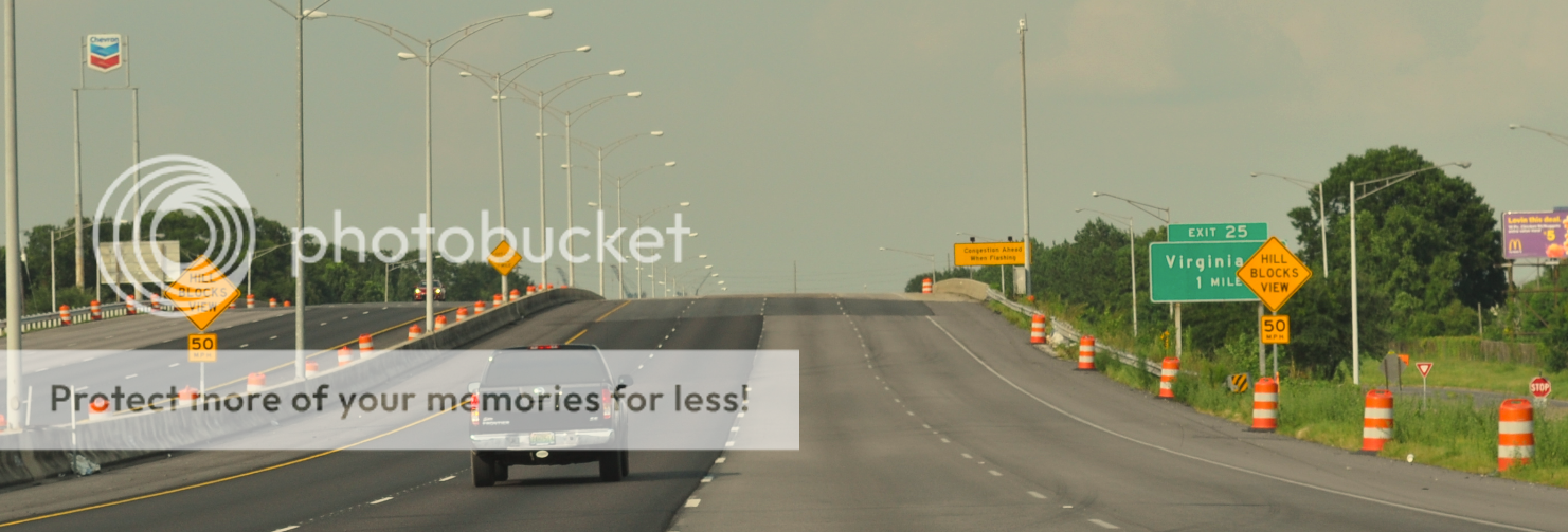 HILL BLOCKS VIEW Signs Posted on I-10 in Mobile, AL