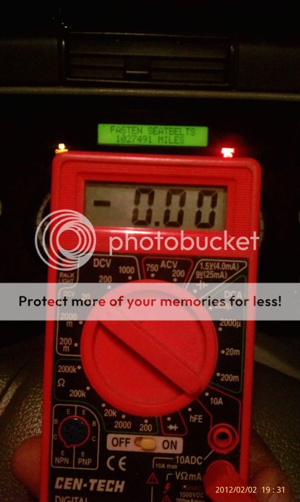 multi meter to test rev counter accuracy. | XWeb Forums